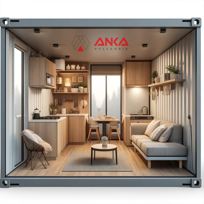 Anka Prefabrik - İzmir Konteyner Ev, Prefabrik Ev